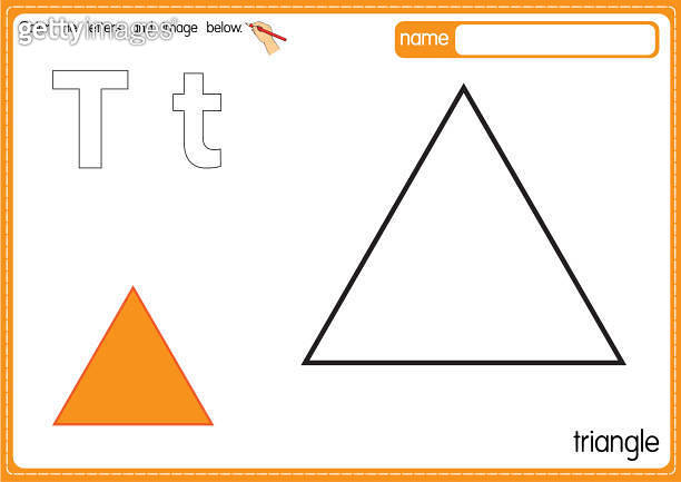 Vector illustration of kids alphabet coloring book page with outlined ...