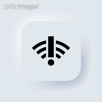 No internet connection icon. Weak, no signal, bad antenna sign. Bad ...