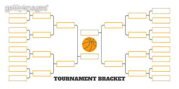 16 team tournament bracket championship template flat style design ...