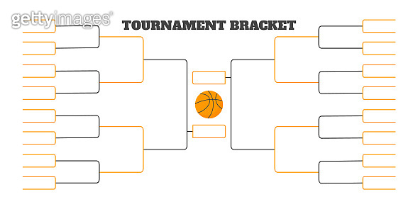 32 team tournament bracket championship template flat style design ...