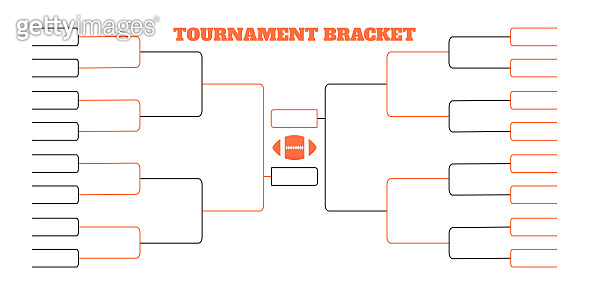 32 team tournament bracket championship template flat style design ...