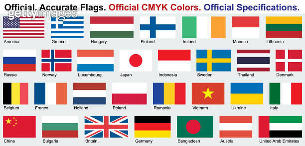 Official Flags (Official CMYK Colors, Official Specifications ...