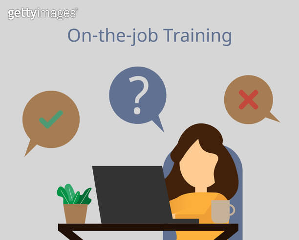 On the job training (OJT) to help train employee with performance ...