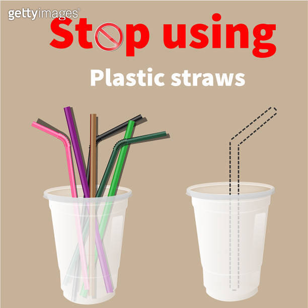 Infographics for Stop using Plastic straws, Stop plastic pollution ...