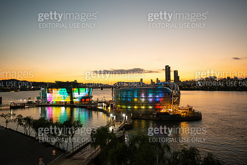 Sebitseom Floating Islands in Seoul, South Korea (1300480290) - 게티이미지뱅크