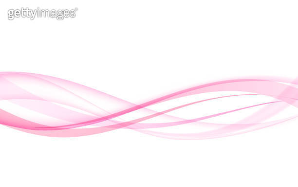 Abstract Simple Pink Wave. Vector Illustration. (1306932186) 일러스트, 무료 ...