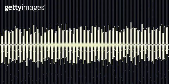 3d illustration sound wave abstract music pulse background Sound wave ...