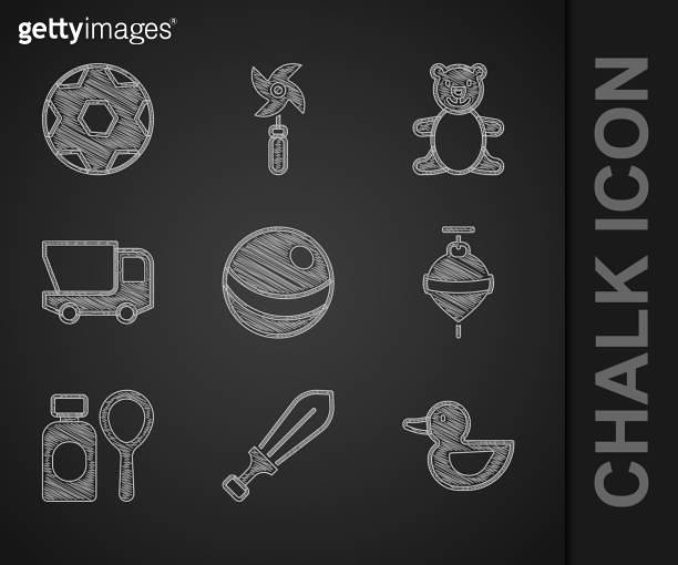 Set Beach ball, Sword toy, Rubber duck, Whirligig, Soap bubbles bottle ...