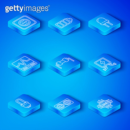 Set line LED light bulb, Resistor electricity, Electrical outlet, transformer, Light emitting ...