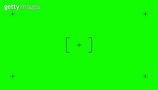 Green screen with VFX motion tracking markers Chroma key VFX motion ...