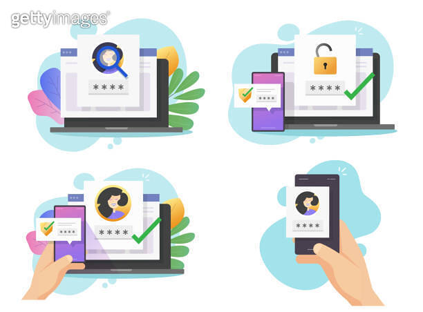 Authentic secure password verification via two factor and face id ...