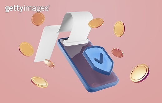 Payment via credit card concept. Secure online payment transaction with ...