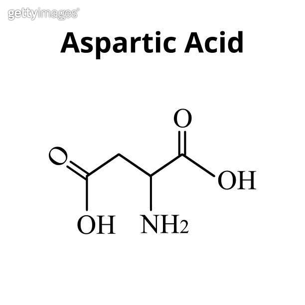 Aspartic acid is an amino acid. Chemical molecular formula Aspartic ...