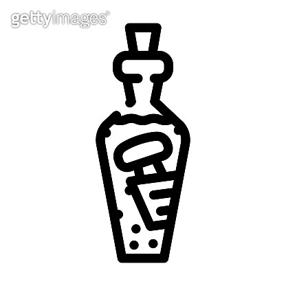 poison fairy tale line icon vector illustration (1336074274) 일러스트, 무료 ...