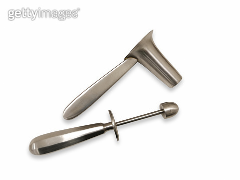 Surgical Instruments Proctoscope In White Background. Using for Examine ...