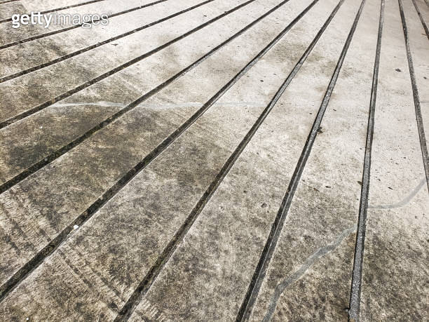 close-up of straight line concrete ramp 이미지 (1360642089) - 게티이미지뱅크