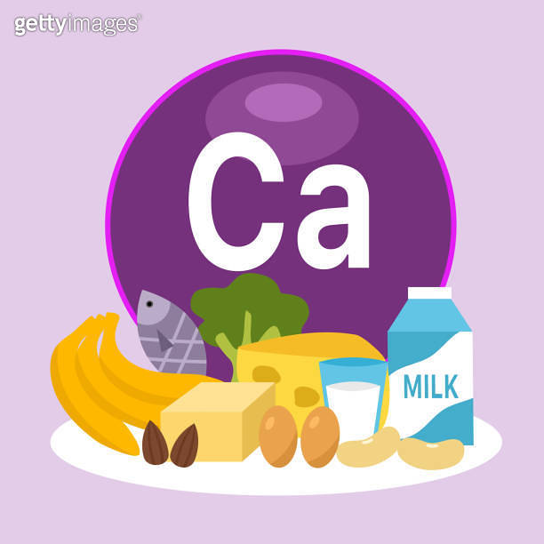 High calcium foods infographic vector illustration. Healthy food ...