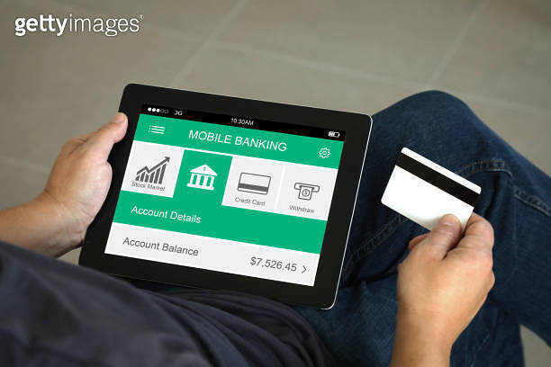 Online banking tablet computer digital mobile payment e-commerce 이미지 ...