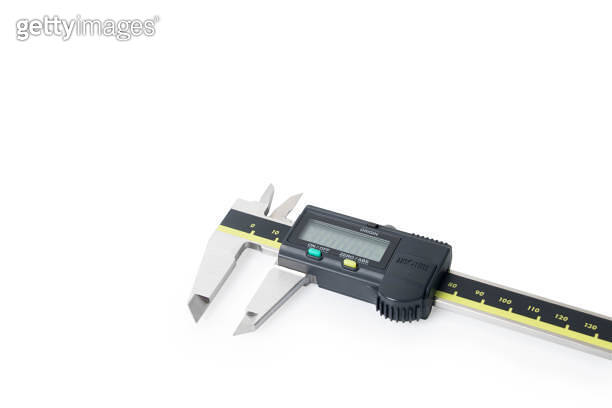 The Vernier caliper and scale.Calliper or caliper. Measuring tools ...