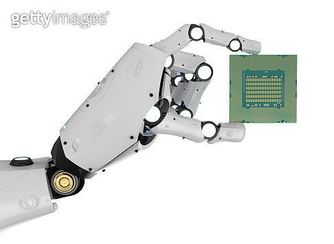 robotic arm with chipset for semiconductor manufacturing 이미지 ...