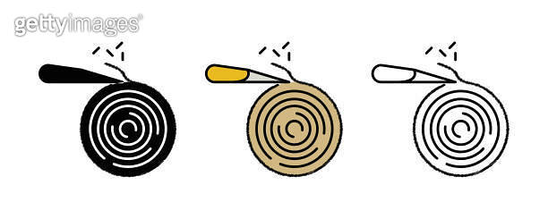 Wood carving icon set. wood carving tool. (1339321466) - 게티이미지뱅크