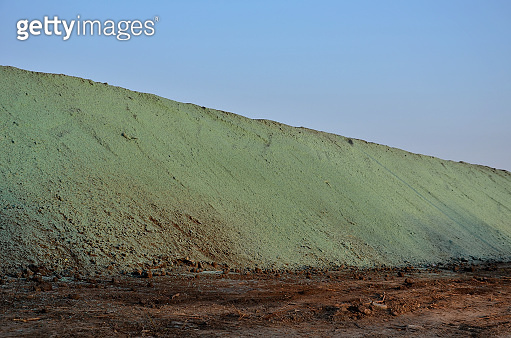 stabilization of slopes by hydro sowing. a mixture of wood pulp and ...