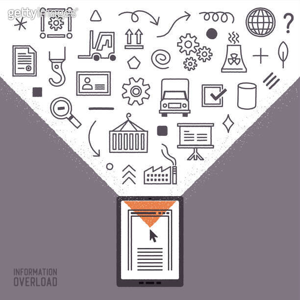 Industrial Overcapacity Vector Infographic (1299418191) 일러스트, 무료 일러스트 ...