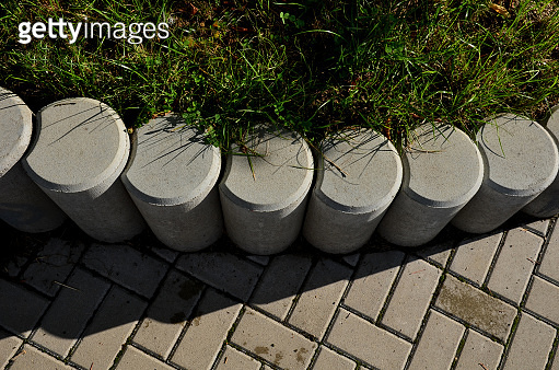 Palisade made of concrete of various shapes and profiles is widely used ...