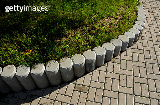 Palisade made of concrete of various shapes and profiles is widely used ...