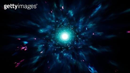 Glowing Cyan Color Dimension Energy Burst out Effect 이미지 (1342441429 ...