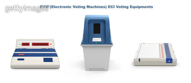 Electronic Voting Machine, EVM Control Unit and VVPAT, ECI Voting ...