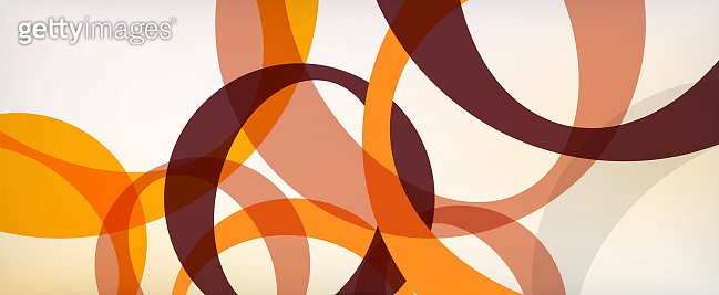 Ring geometric shapes, o letter repetition wallpaper. Abstract ...