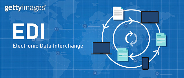 EDI electronic data interchange software system to process paper to paperless paperwork exchange ...