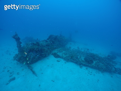 Japanese navy airplane JAKE seaplane in WW2 이미지 (1345978691) - 게티이미지뱅크