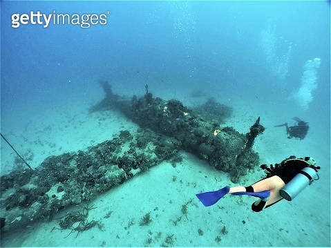 Japanese navy airplane JAKE seaplane in WW2 이미지 (1345978675) - 게티이미지뱅크