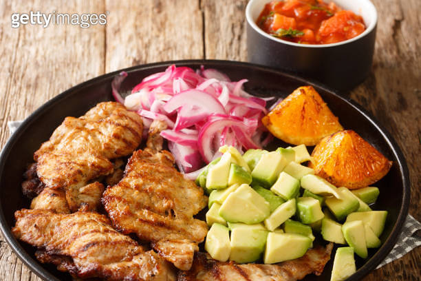 Poc chuc is a Mexican meat dish consisting of thin pork cutlets ...