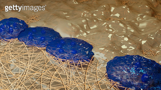 3d illustration of Osteoblaste, medically accurate, Bone modeling and ...