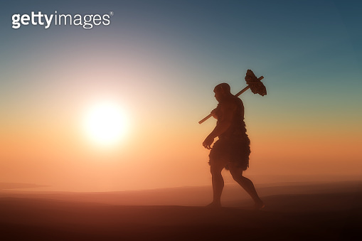 Primitive man 이미지 (1302407324) - 게티이미지뱅크