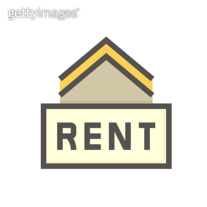 House or residential building for rent vector icon design. 48x48 pixel ...