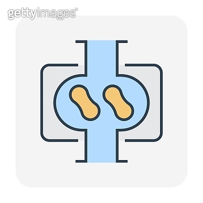 Rotary lobe pump cross section view vector icon design. (1320771631 ...