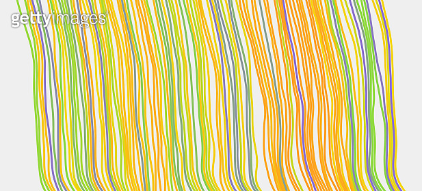 Irregular vertical lines pattern in perspective. Geometric wallpaper ...