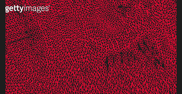 Abstract cellular background. Cell membrane structure in motion. 3D ...