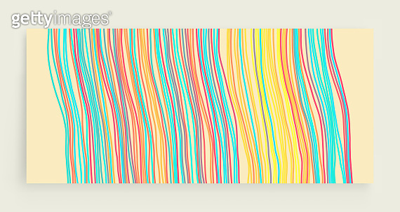 Irregular vertical lines pattern in perspective. Geometric wallpaper ...