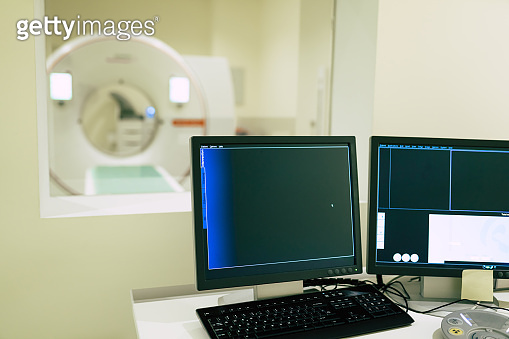 Medical Equipment and Health Care. Magnetic resonance imaging scan or ...