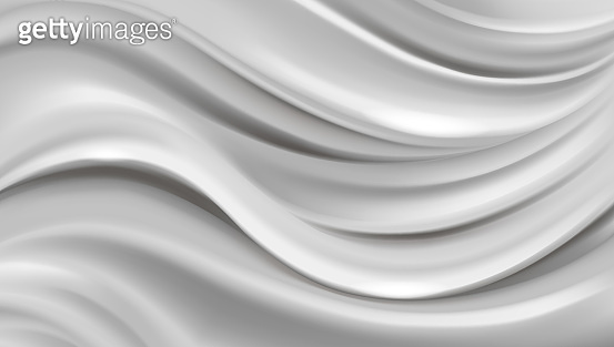 Abstract silver wave background, yellow expensive luxury silk silver ...