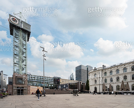 clock tower in Oslo, Norway 이미지 (1341867035) - 게티이미지뱅크