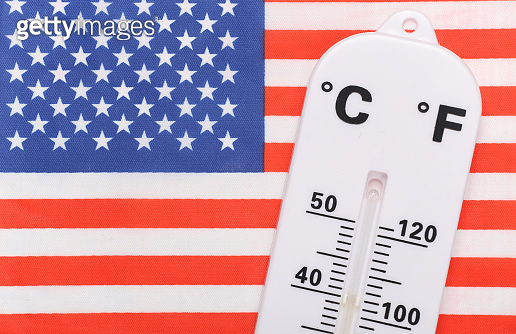 National Ambient Temperature Control. Weather thermometer on the ...