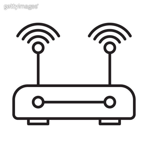 wireless router repeater icon vector for graphic design, logo, web site ...