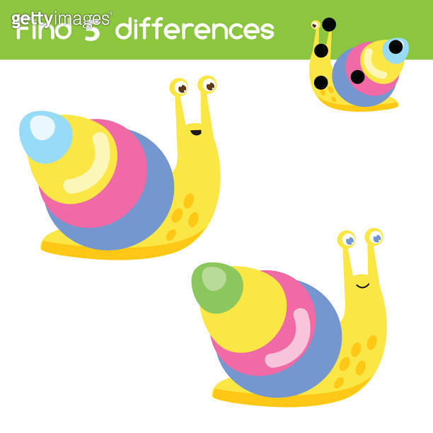 Find the differences. Educational children game. Activity for pre ...