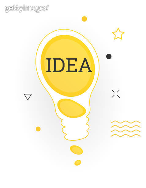 Interesting facts bubble symbol. Banner or sicker with word idea ...